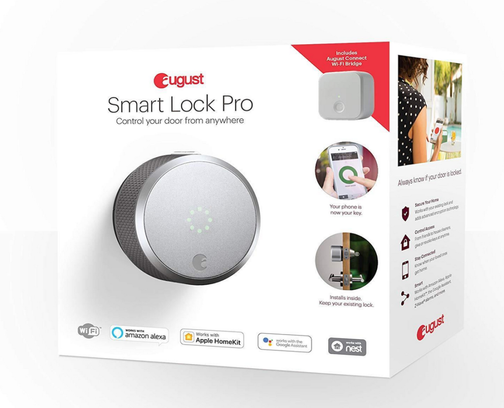 August Smart Lock Pro + Connect, 3rd gen technology - Works with Alexa ...