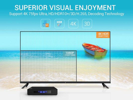 VANKYO MatrixBox X95 Max 4K Android 9.0 TV Box, Ultra HD 4GB RAM 64GB ...